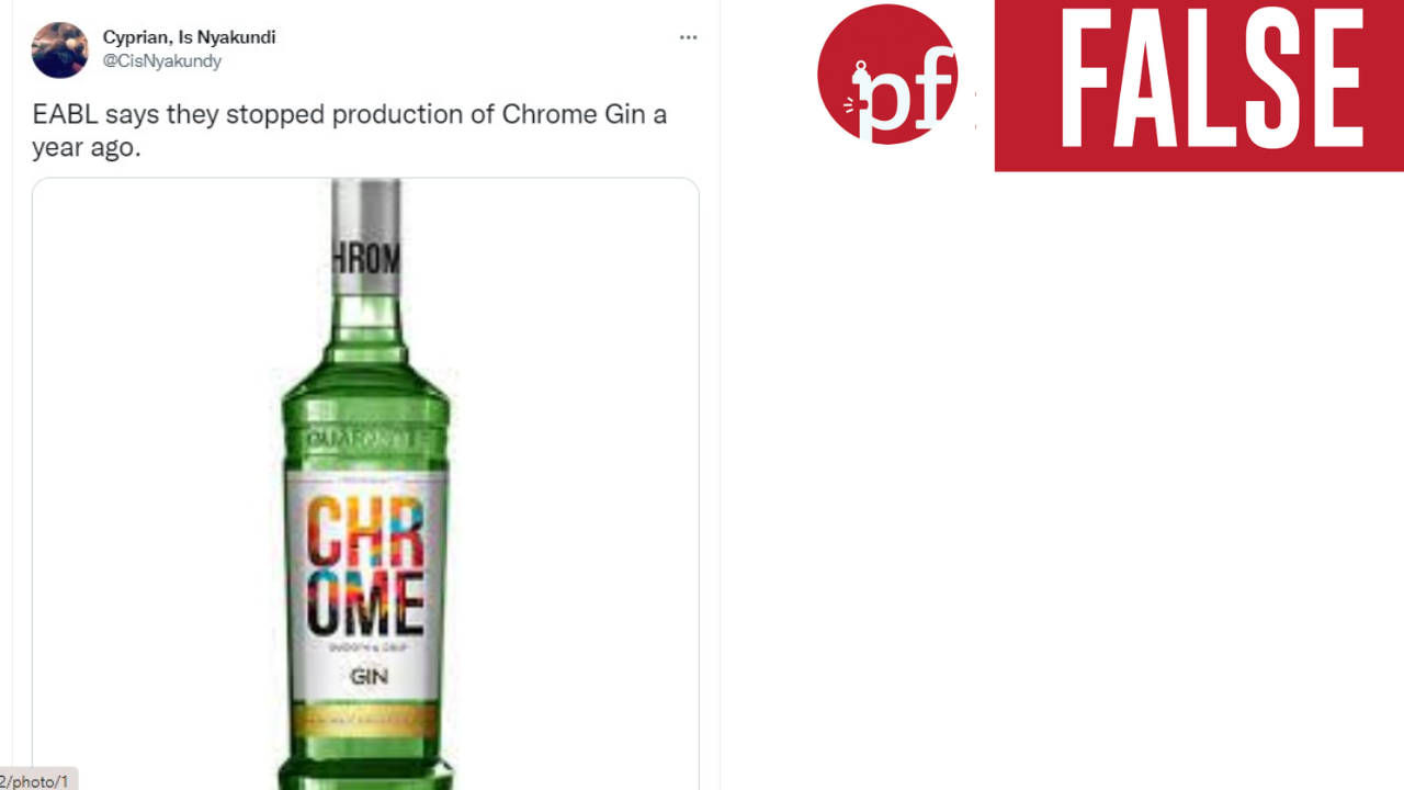 Has EABL Discontinued the Chrome Gin Brand? - Piga Firimbi